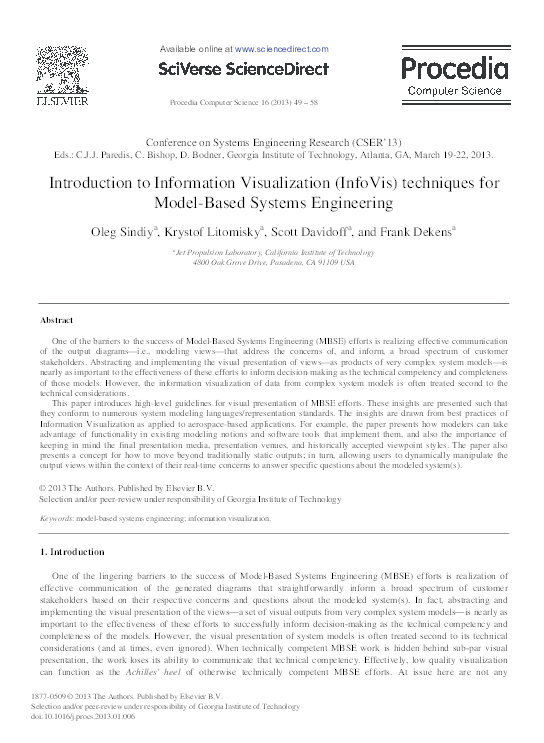 (PDF) Introduction to Information Visualization (InfoVis) Techniques ...