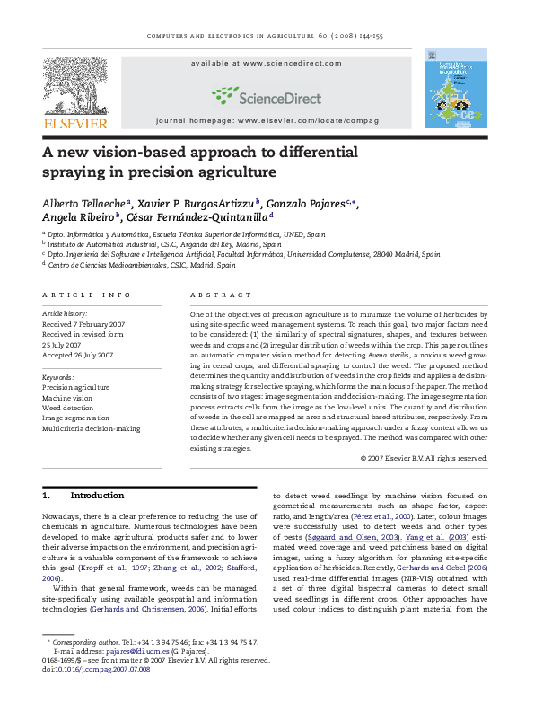 (PDF) A new vision-based approach to differential spraying in precision ...