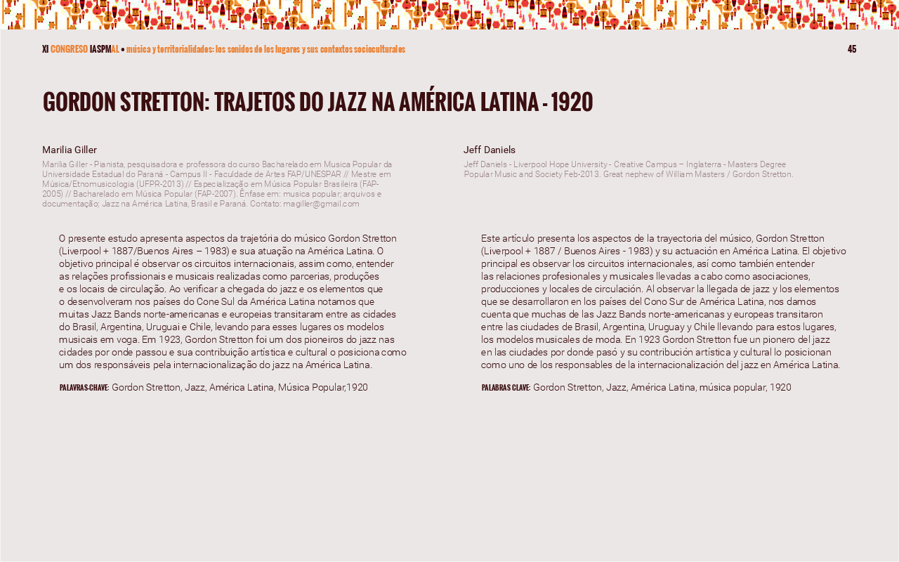 (PDF) GORDON STRETTON: TRAJETOS DO JAZZ NA AMÉRICA LATINA -1920