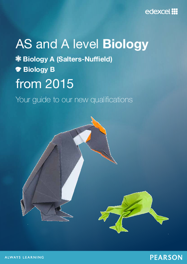 (PDF) A level Biology 2015 Guide new