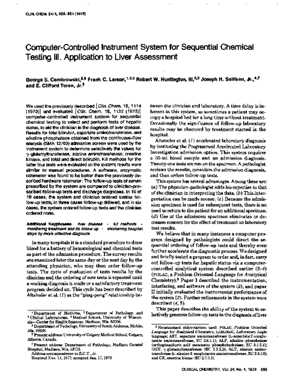 (PDF) Computer-Controlled Instrument System for Sequential Chemical ...