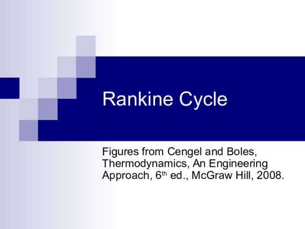 (PPT) Rankine Cycle