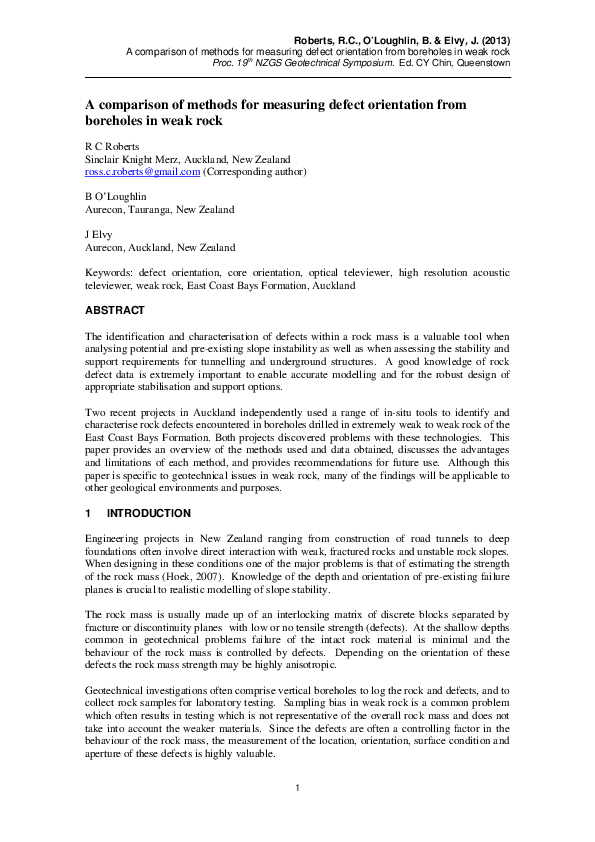 (PDF) A comparison of methods for measuring defect orientation from ...