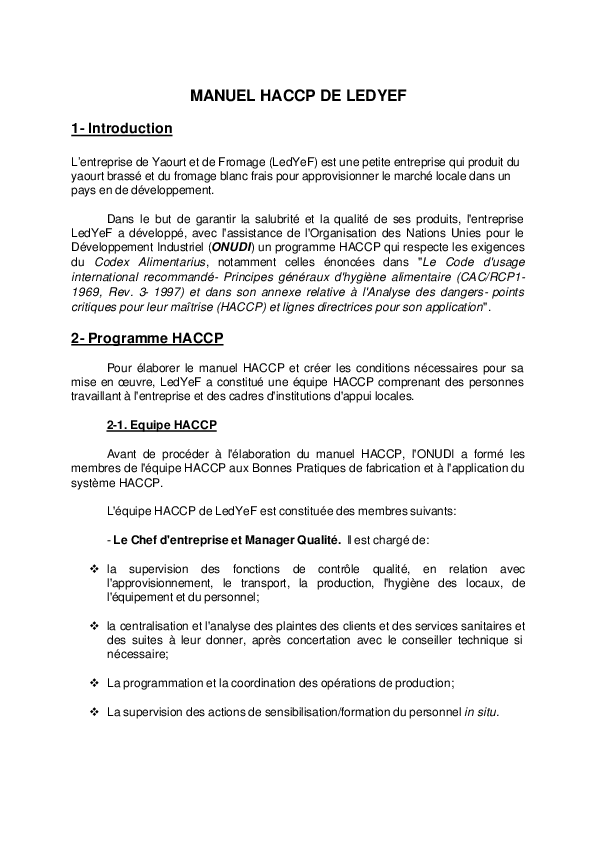 (PDF) MANUEL HACCP DE LEDYEF