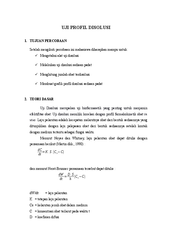 (DOC) UJI PROFIL DISOLUSI