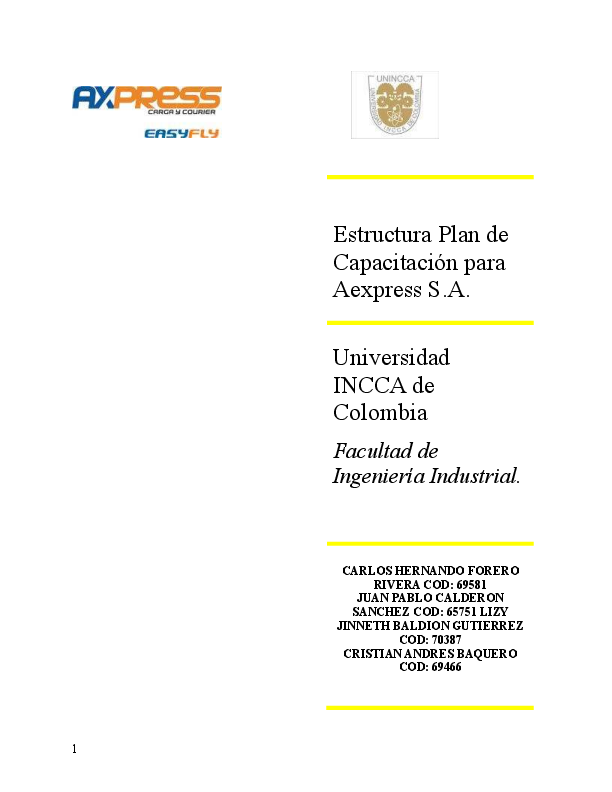 Pdf Estructura Plan De Capacitación
