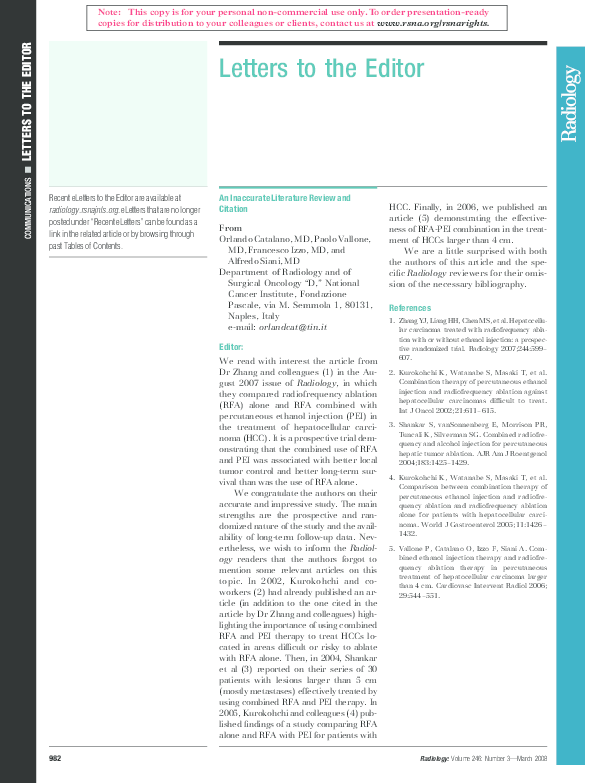 (PDF) An Inaccurate Literature Review and Citation