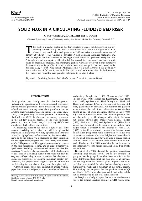 (PDF) Axial and radial development of solids holdup in a high flux/density gas–solids ...