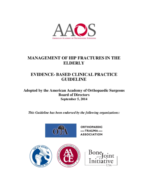 (PDF) The american academy of orthopaedic surgeons evidence-based guideline on management of ...