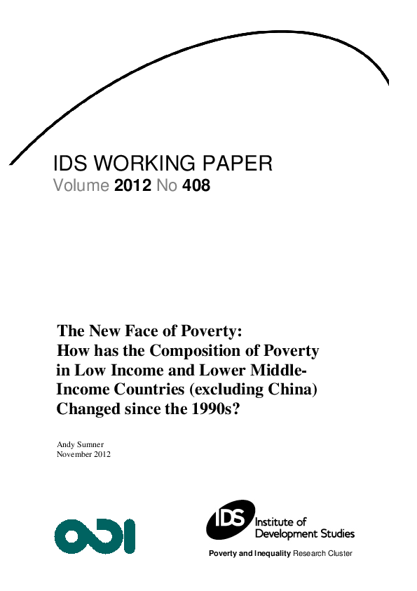 (PDF) The New Face of Poverty: How Has the Composition of Poverty in ...