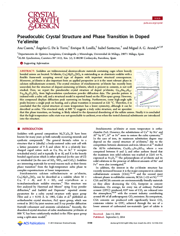 (PDF) Pseudocubic Crystal Structure and Phase Transition in Doped Ye ...