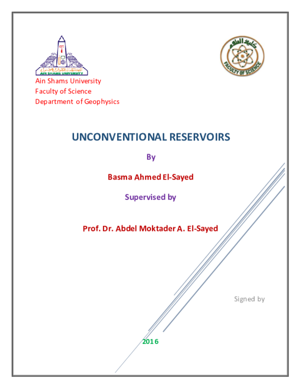 (PDF) UNCONVENTIONAL RESERVOIRS