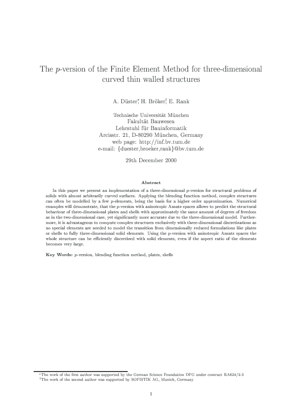 (PDF) The p‐version of the finite element method for three‐dimensional ...