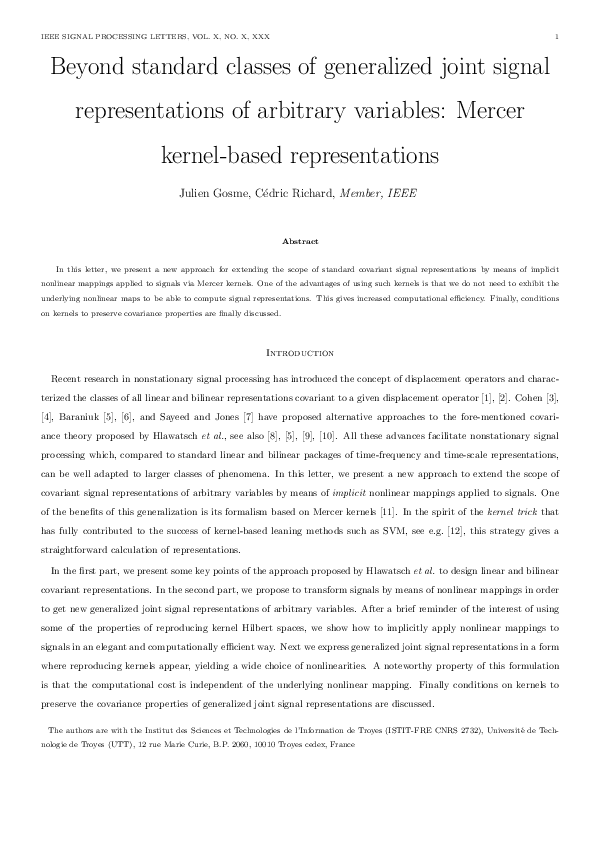 (PDF) Beyond standard classes of generalized joint signal ...