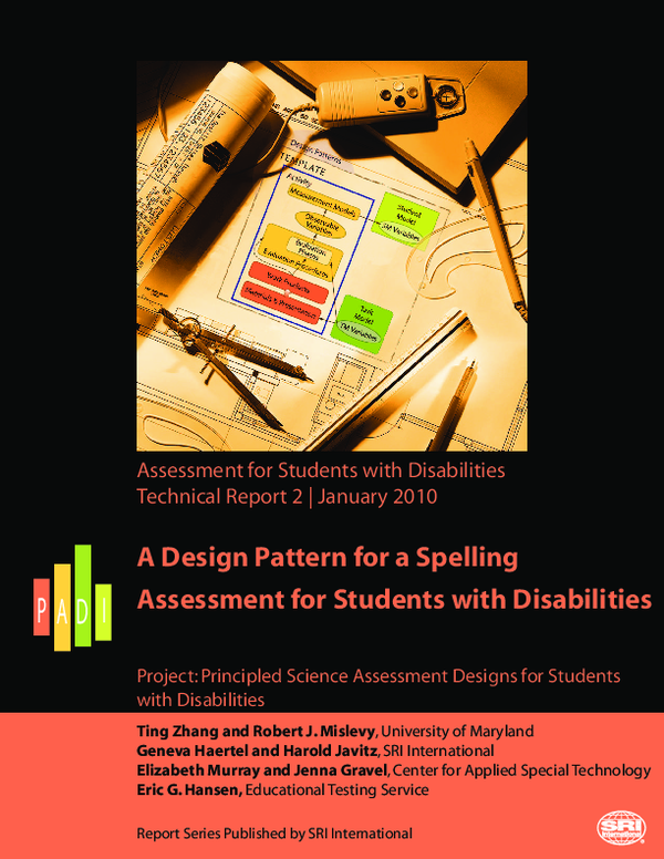 (PDF) A design pattern for a spelling assessment for students with ...