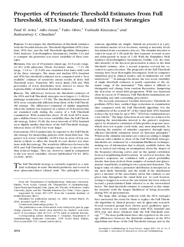 (PDF) Sensitivity and specificity of frequency-doubling technology ...