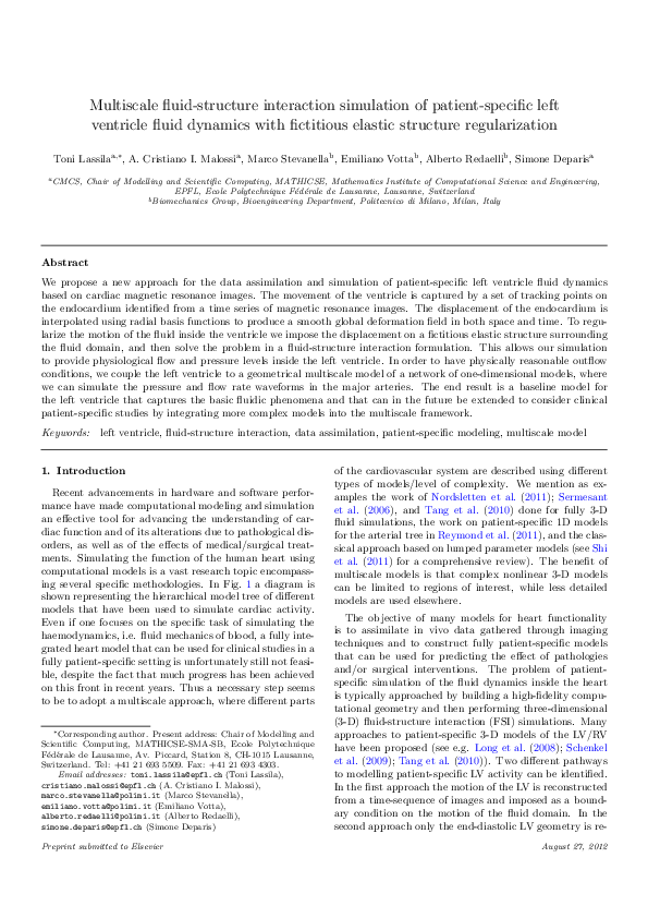 Pdf Multi Scale Fluid Structure Interaction Simulations Based On Mesoscopic Approaches