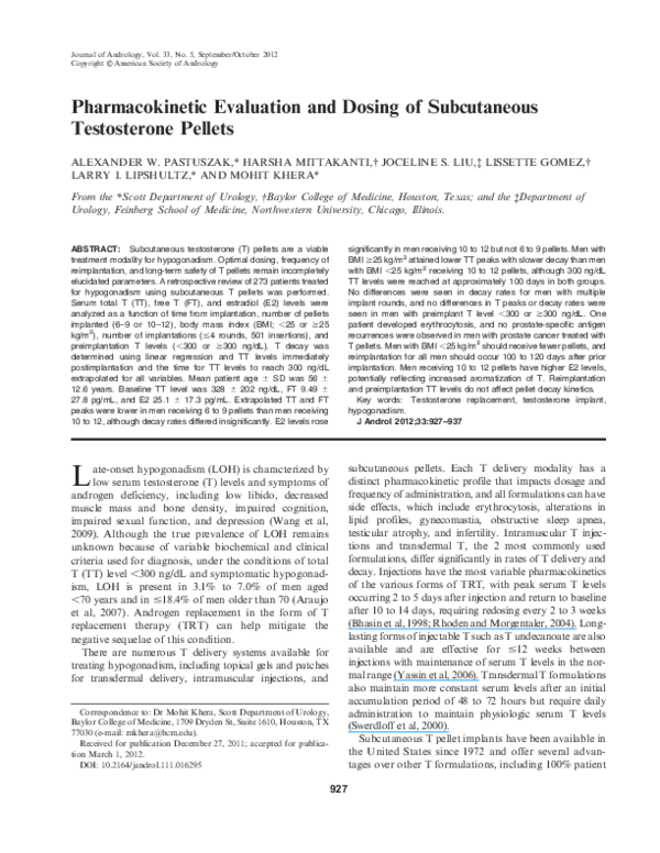(PDF) Pharmacokinetic Evaluation and Dosing of Subcutaneous ...