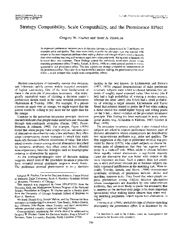 (PDF) Strategy compatibility, scale compatibility, and the prominence ...