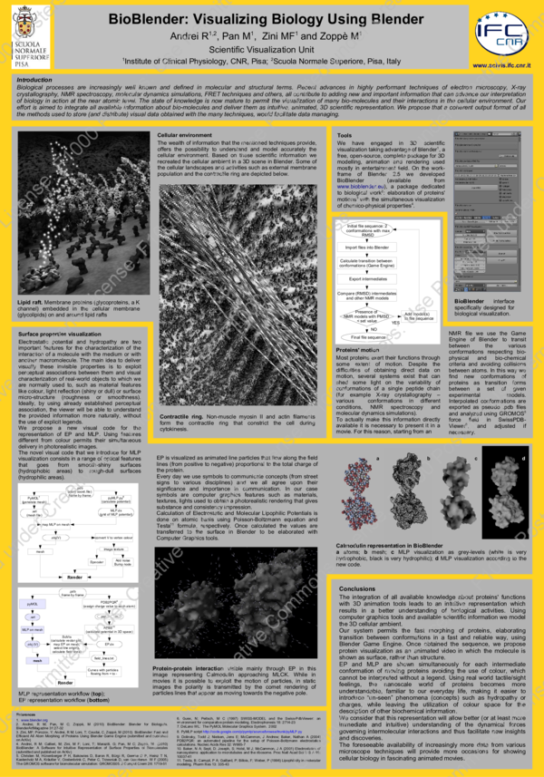 (PDF) BioBlender: visualizing biology using Blender