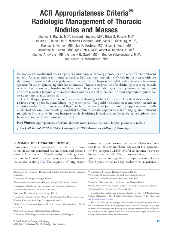 (PDF) ACR Appropriateness Criteria Radiologic Management of Hepatic ...