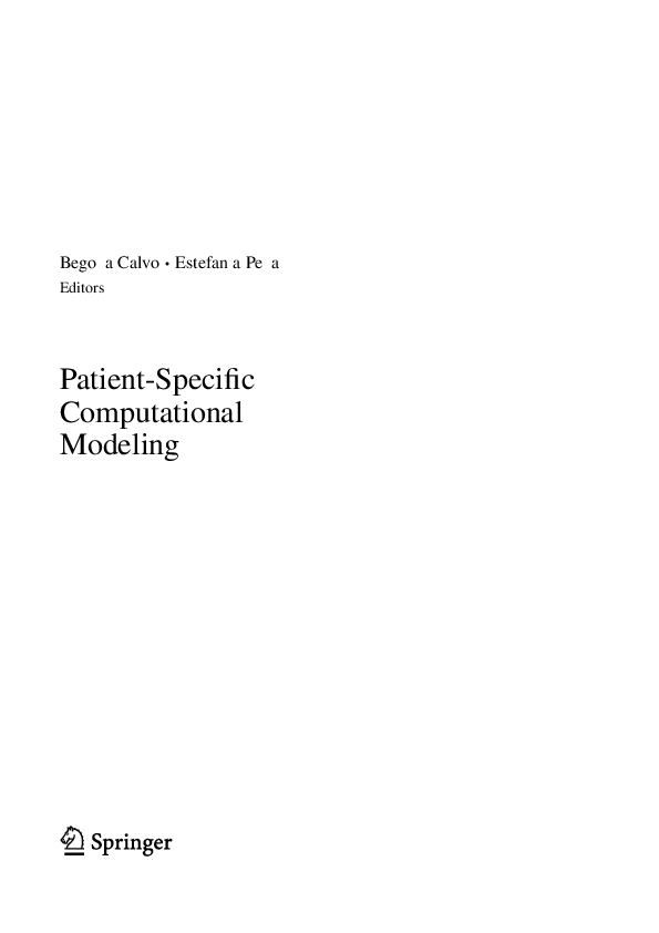(PDF) Detailing Patient Specific Modeling to Aid Clinical Decision ...