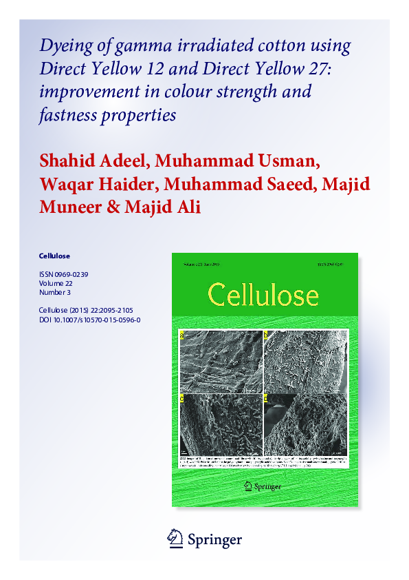 (PDF) Editorial: Textile Science & Engineering