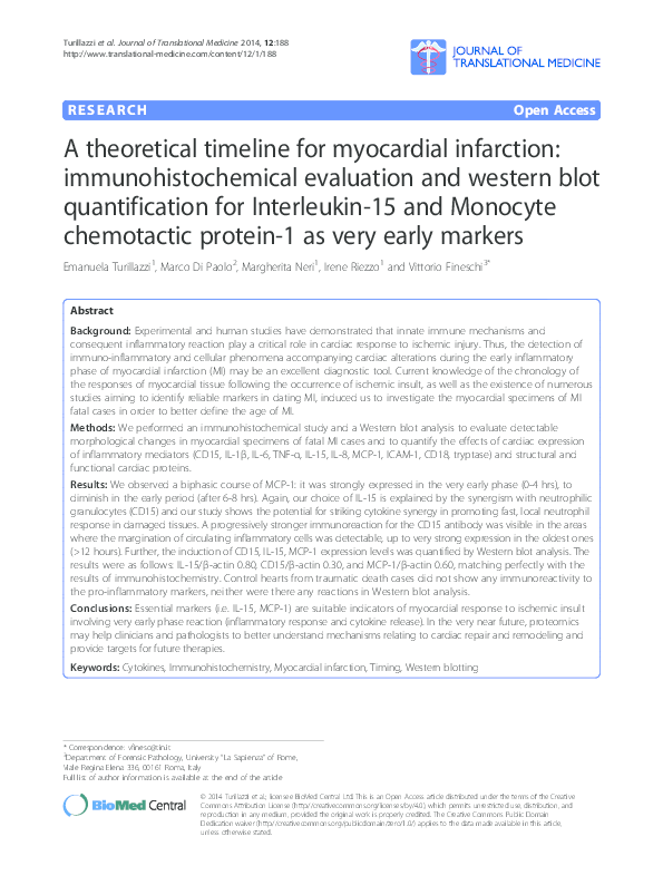 (PDF) A theoretical timeline for myocardial infarction ...