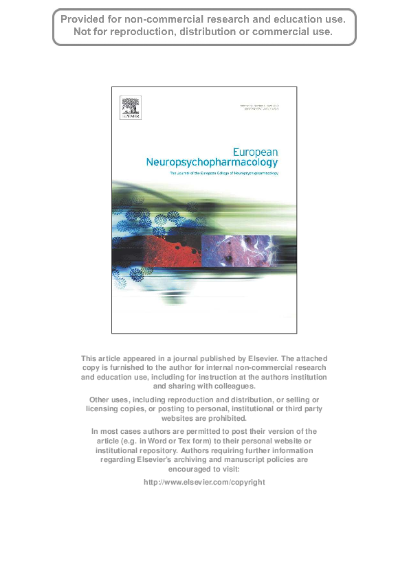 (PDF) Endogenous cannabinoids in post-mortem brains of Cloninger type 1 ...