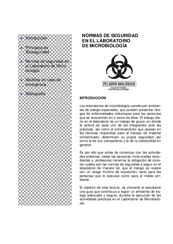 (PDF) normas de bioseguridad
