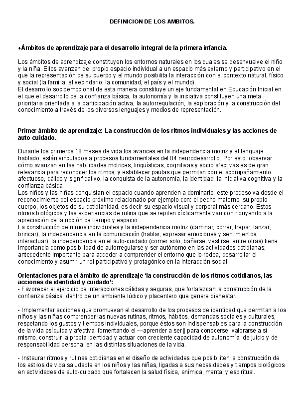 (DOC) DEFINICION DE LOS AMBITOS