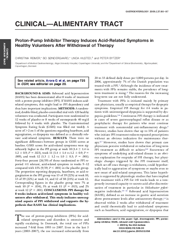 (PDF) Proton-Pump Inhibitor Therapy Induces Acid-Related Symptoms in ...