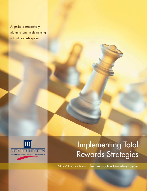 (PDF) Implementing Total Rewards Strategies SHRM Foundation's Effective ...