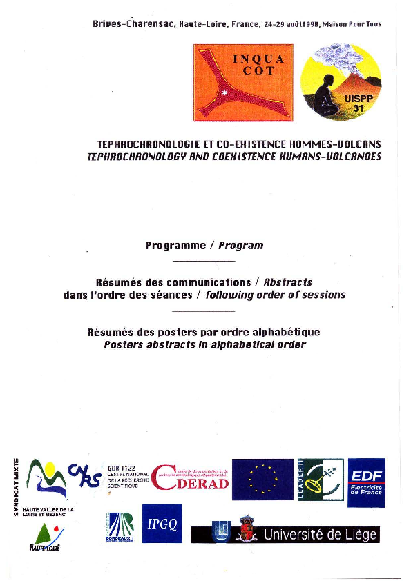 (PDF) L'éruption trachytique du Puy Chopine : produits distaux du site ...