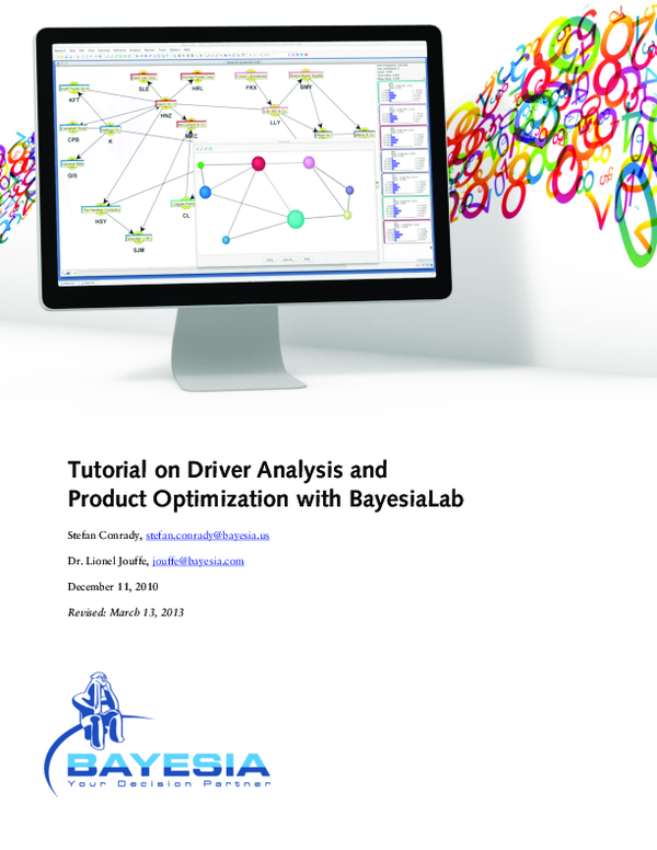 (PDF) Tutorial on Driver Analysis and Product Optimization with BayesiaLab