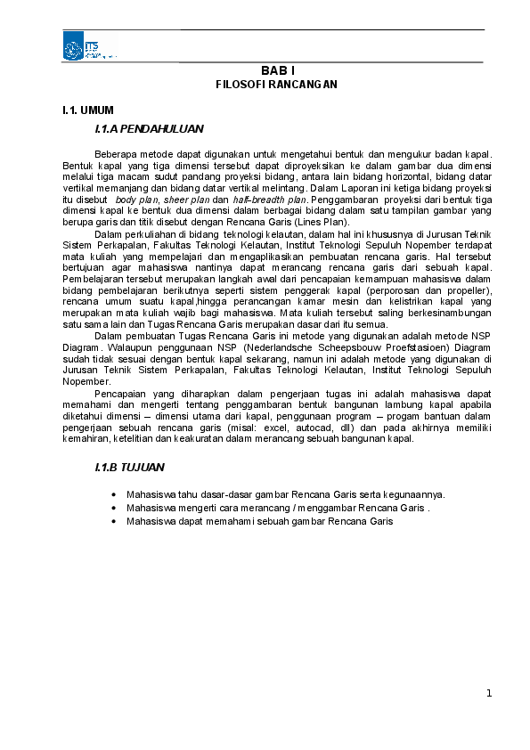 (DOC) Laporan Lines Plan