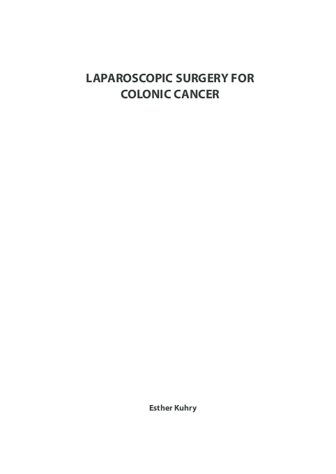 (PDF) Laparoscopic vs Open Colorectal Surgery Outcomes