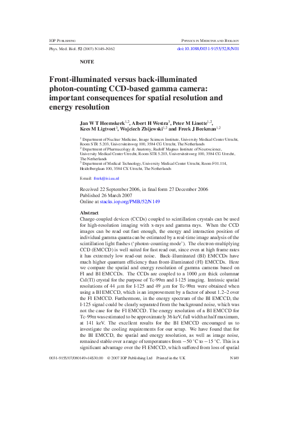 (PDF) Front-illuminated versus back-illuminated photon-counting CCD ...