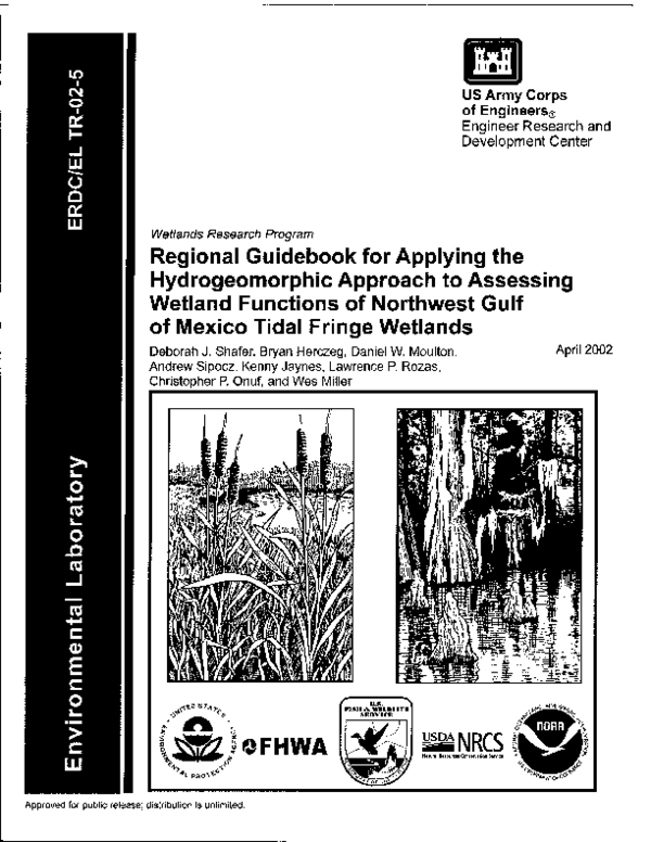 (PDF) A regional guidebook for applying the hydrogeomorphic approach to ...