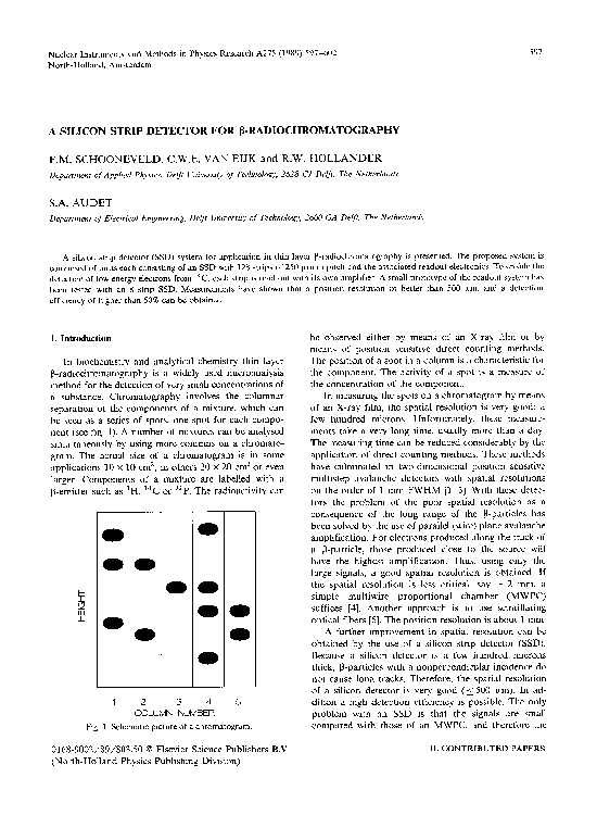 (PDF) A silicon strip detector for β-radiochromatography