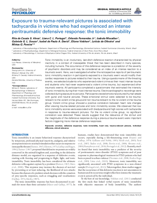 (PDF) Exposure to trauma-relevant pictures is associated with ...