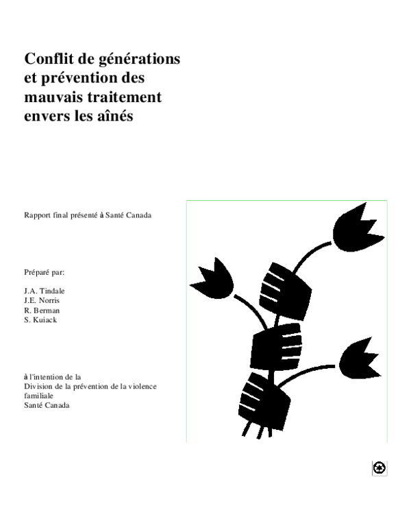 (PDF) Conflit de générations et prévention des mauvais traitement ...