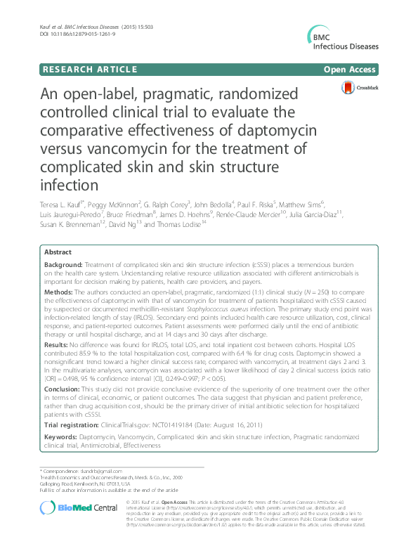 (PDF) An open-label, pragmatic, randomized controlled clinical trial to evaluate the comparative ...