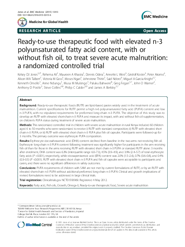(PDF) Ready-to-use therapeutic food with elevated n-3 polyunsaturated ...