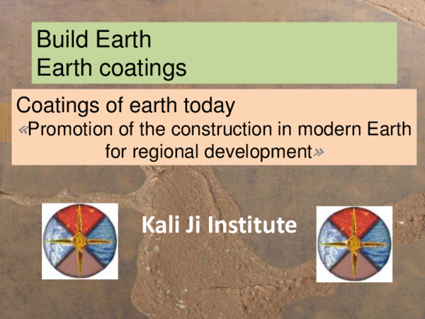 (PDF) Build Earth Earth coatings Coatings of earth today «Promotion of ...