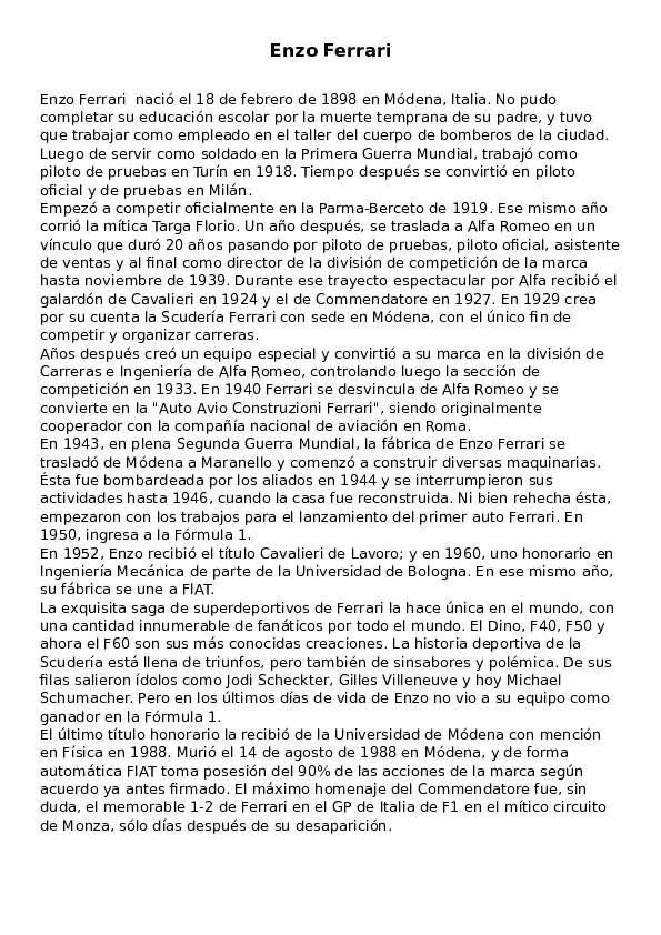 (DOC) Enzo Ferrari | Sumiko Lorena Mattos Almonte - Academia.edu