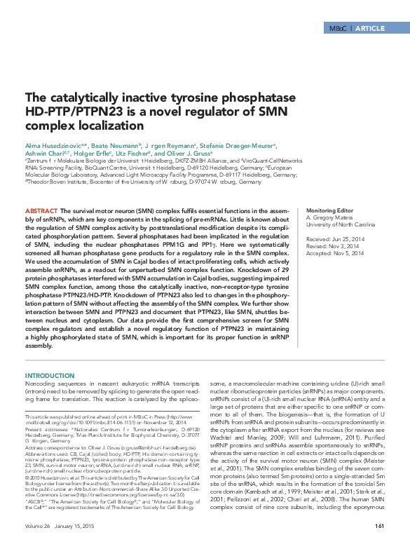(PDF) The catalytically inactive tyrosine phosphatase HD-PTP/PTPN23 is ...