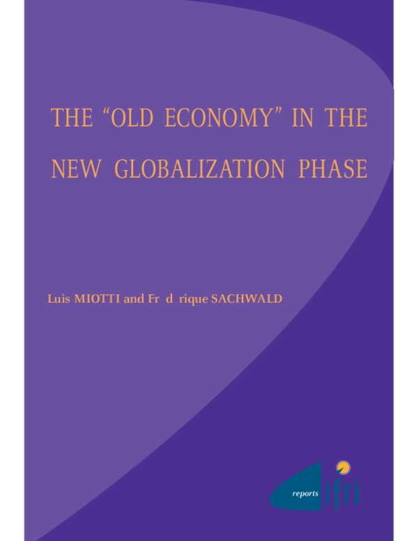 (PDF) The old Economy in the New Globalization Phase