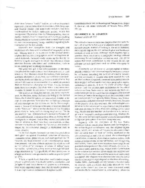 (PDF) Great Basin Rock Art: Archaeological Perspectives edited by Angus ...