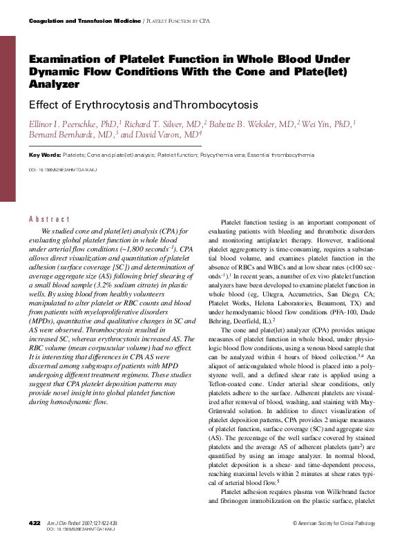 (PDF) 1998, Comparison of flow cytometry and the automated blood ...